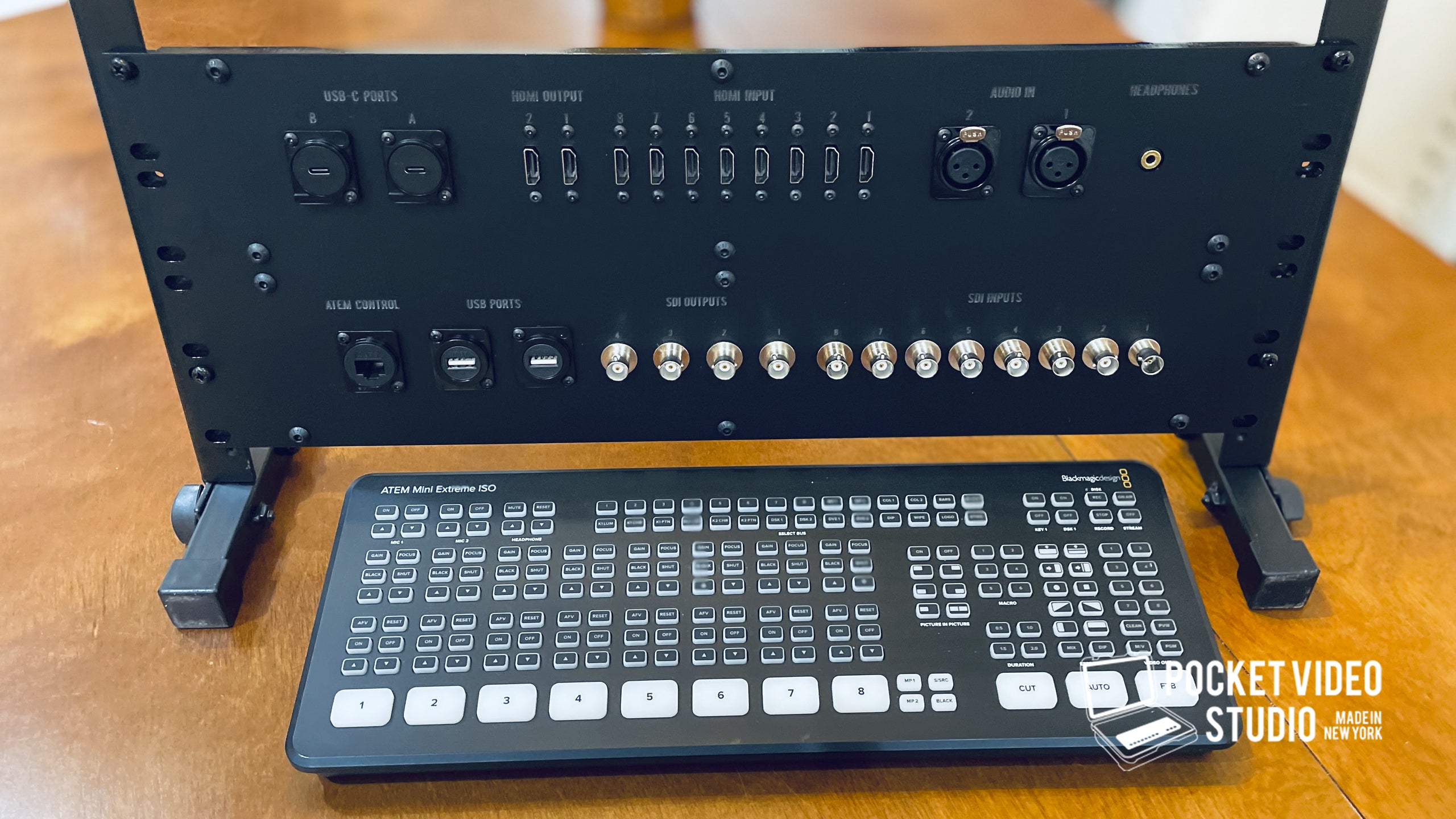 ATEM EXTREME DOUBLE RACK PANEL | Pocket Video Studio New York